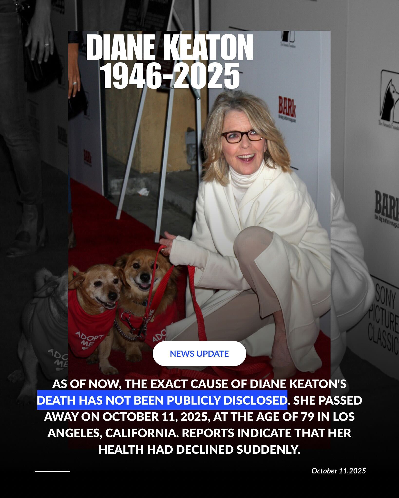 Diane Keaton Death: Celebrating Her Iconic Career - Presence News